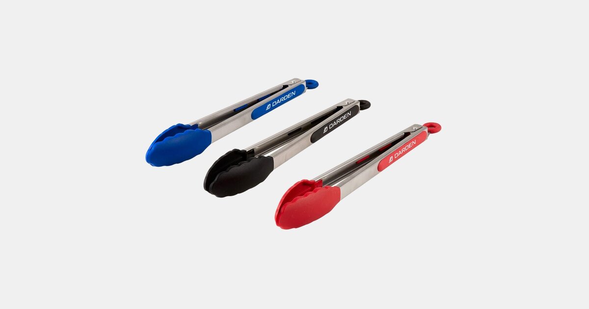 12" Silicone Tongs with your logo | MiniThrowBalls.com