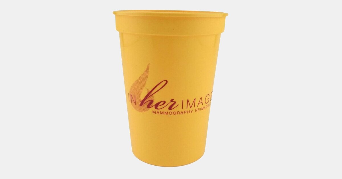 12 Oz Smooth - Stadium Cup with your logo | MiniThrowBalls.com