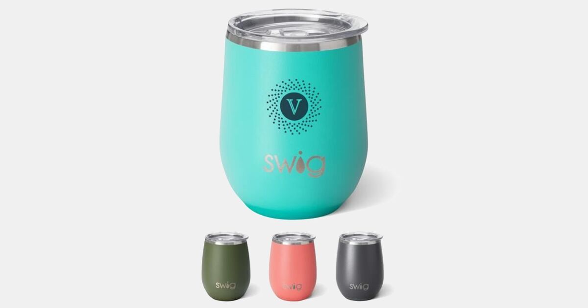 Custom Printed Swig Life Stemless Wine Tumbler 14 Oz with your logo ...