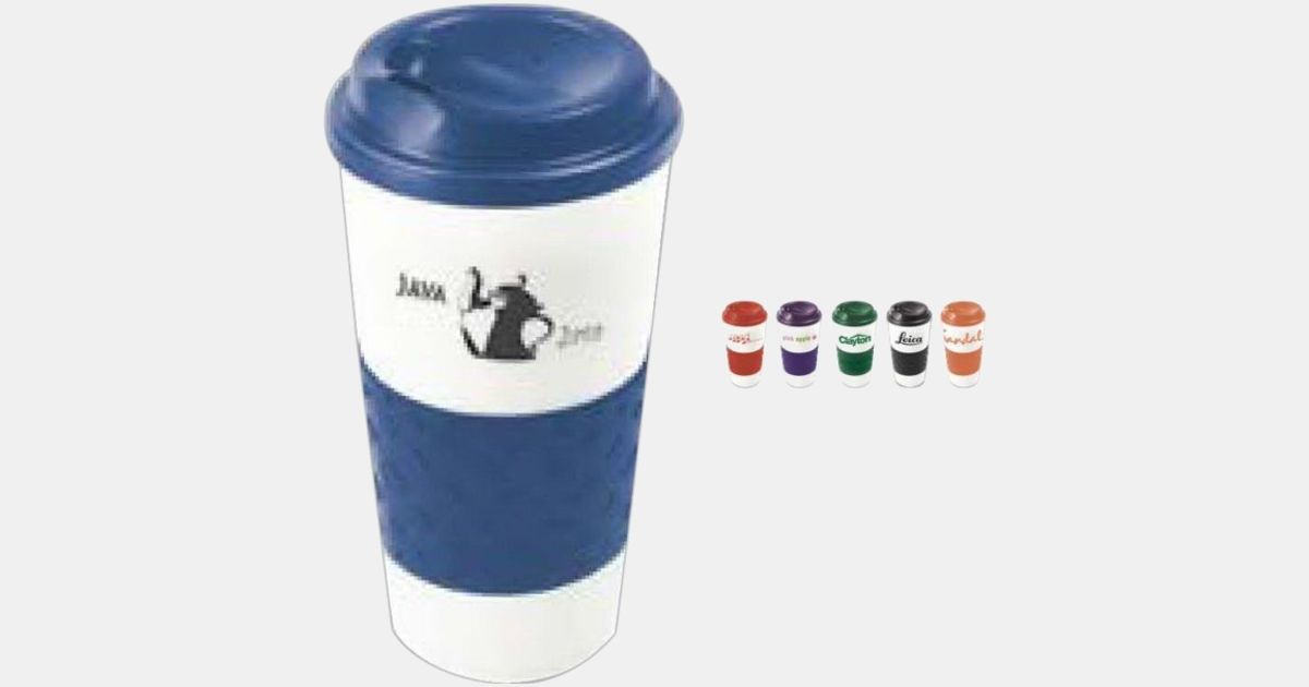 Travel Coffee mug Grip N Go Grande 16 oz | MiniThrowBalls.com