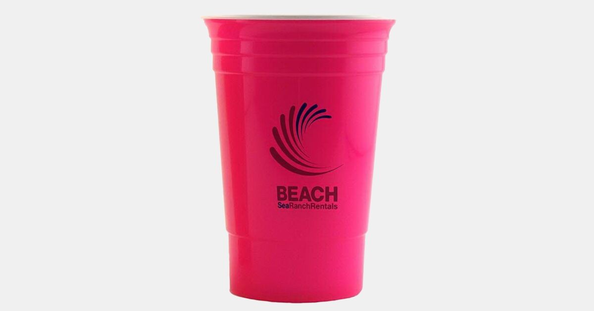 Custom Printed Party Cup Double Walled 16 oz with your logo ...