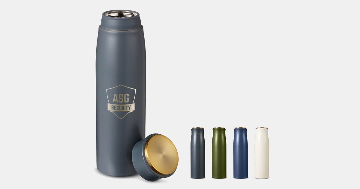 17oz Silhouette Vacuum Insulated Bottle with your logo | MiniThrowBalls.com