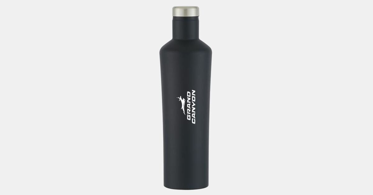 Custom Printed Stainless Steel Dwindle Bottle 18oz with your logo ...