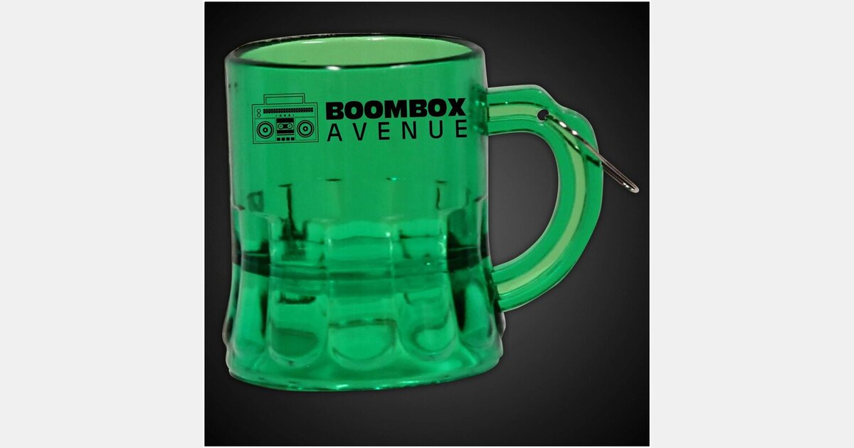 2 oz. Green Beer Mug Medallion with J-Hook with your logo ...