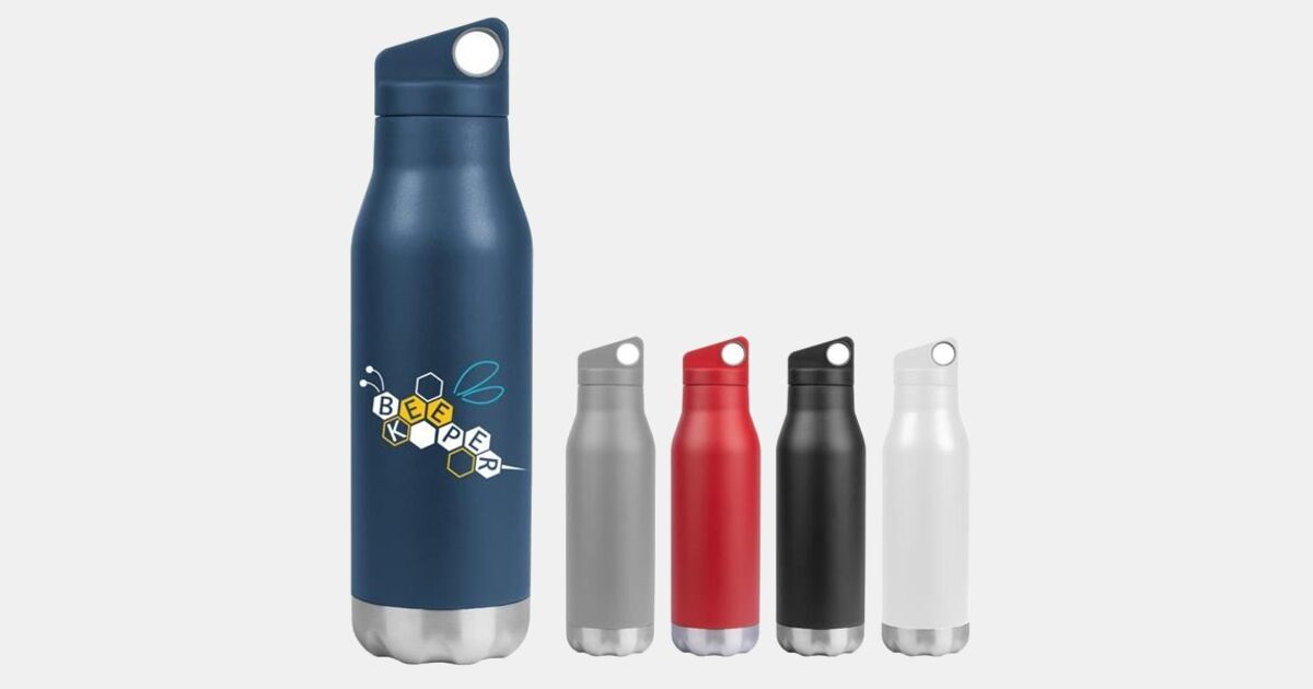 Custom Printed 20 Oz. Addison Stainless Steel Bottle with your logo ...