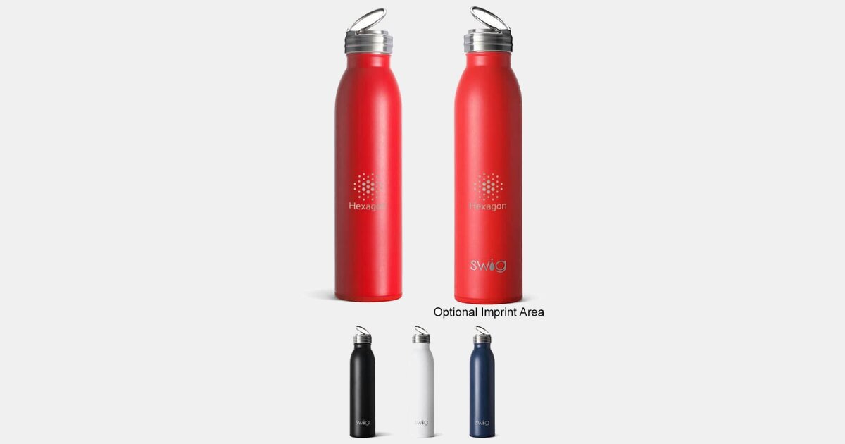 Custom Printed Swig Life Stainless Steel Bottle 20 Oz with your logo ...