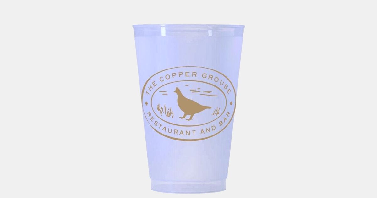 USA Made 20 Oz Unbreakable Cups - The 500 Line with your logo ...
