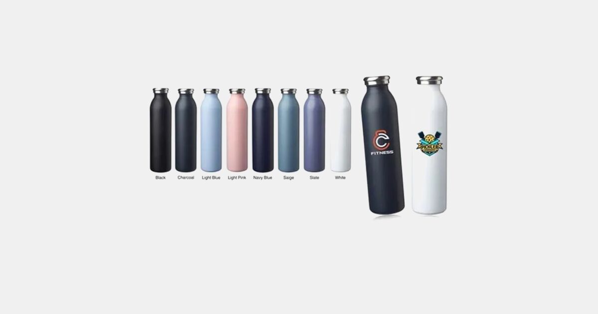 Custom Printed Posh SS Water Bottle 20oz with your logo ...