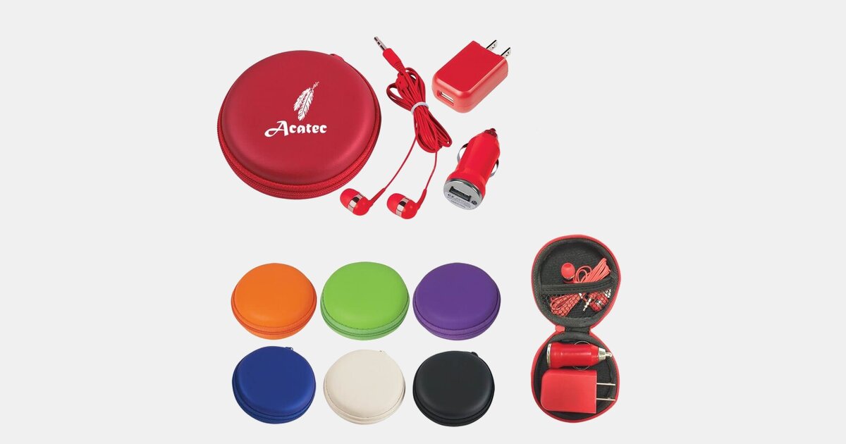 3-In-1 Travel Kit with your logo | MiniThrowBalls.com