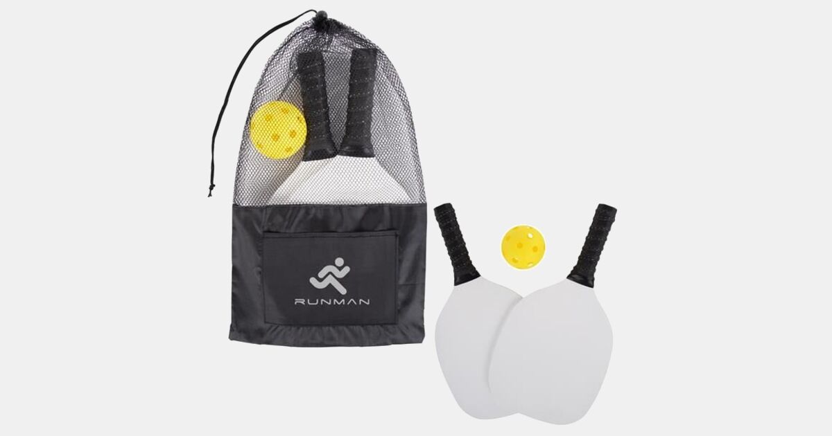 Custom Printed 3 Pc. Pickleball Set with your logo | MiniThrowBalls.com