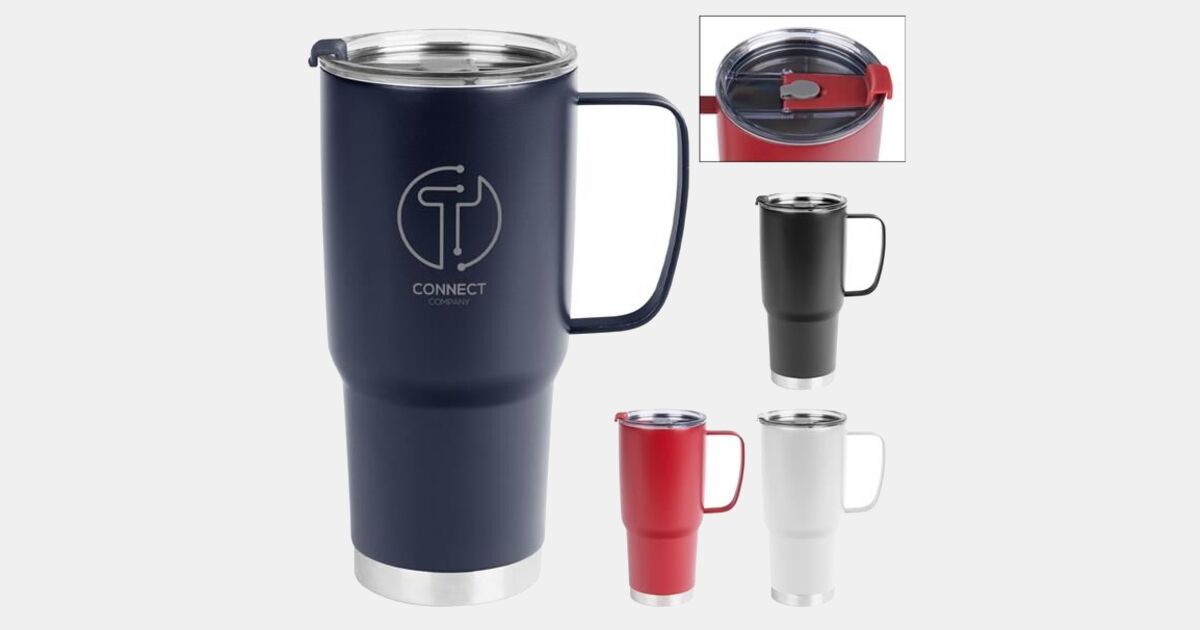 Custom Printed 30 Oz Lisbon Stainless Steel Tumbler with your logo ...