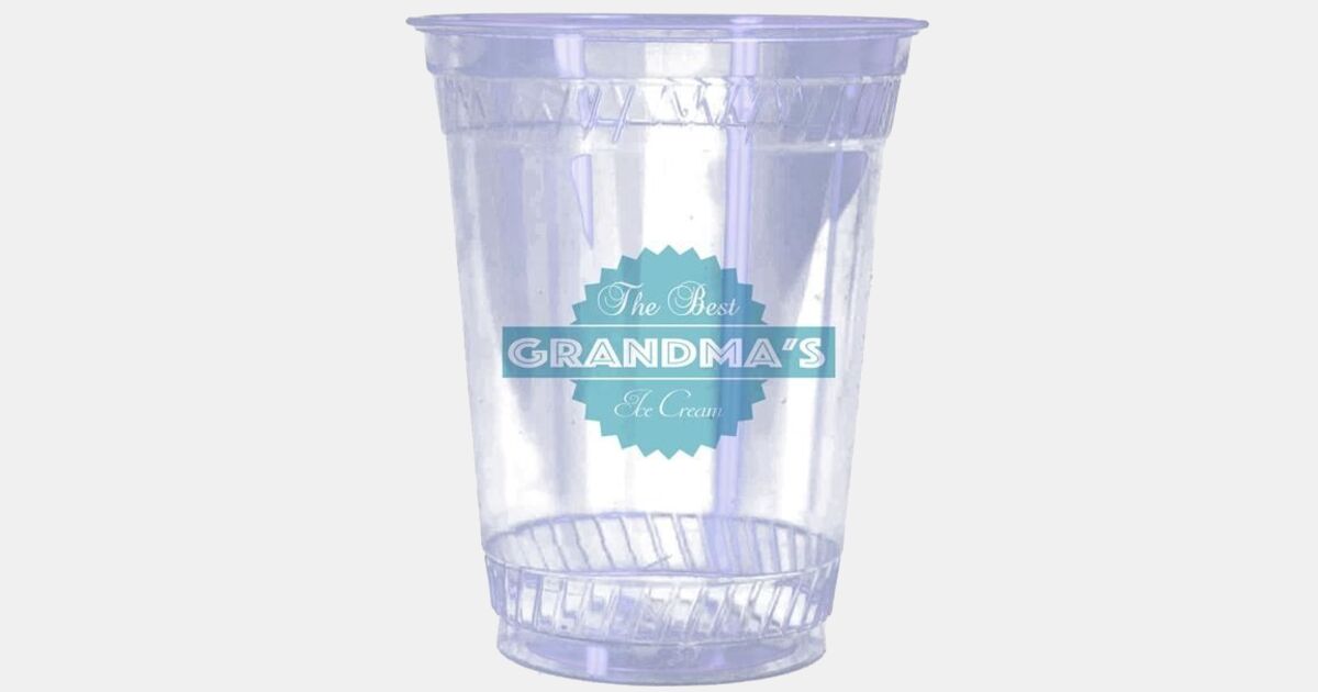 32 Oz Eco-Friendly Clear Cup with your logo | MiniThrowBalls.com