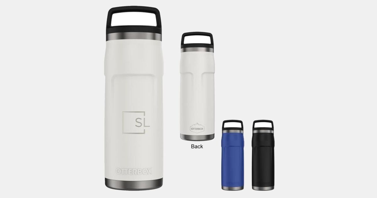 Otterbox Elevation Travel Tumbler 36 oz with your logo | MiniThrowBalls.com