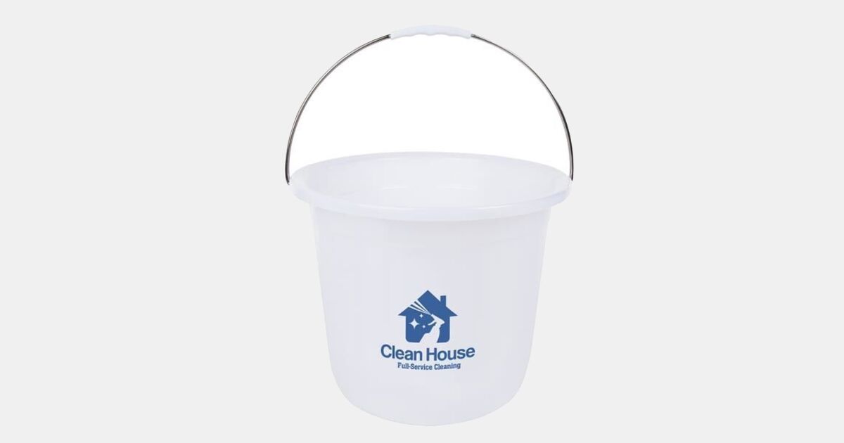 4 Gallon All Purpose Bucket With Handle with your logo | MiniThrowBalls.com