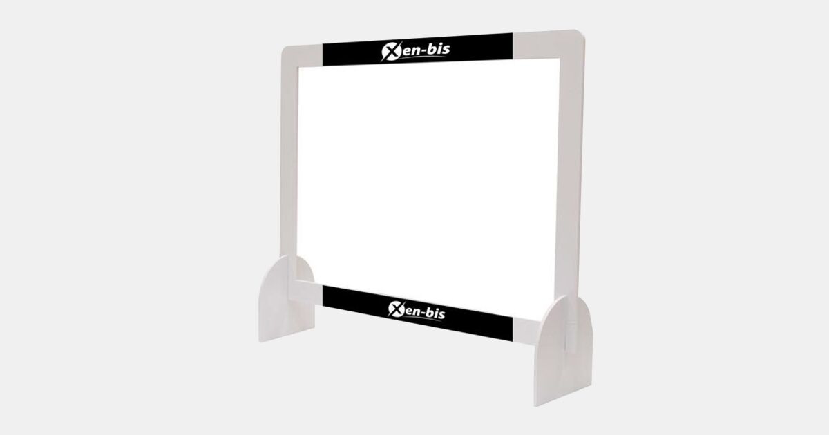 Protective Counter Barrier Imprinted 40" x 32" with your logo ...