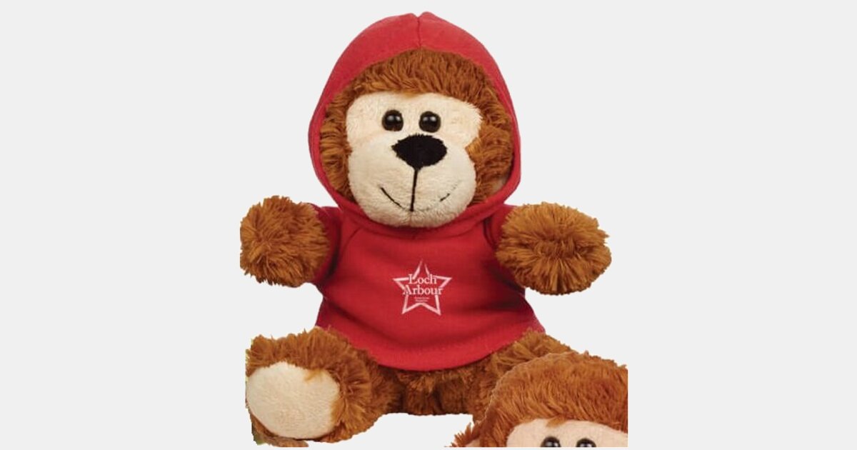 6" Marvelous Monkey - Hoodie with your logo | MiniThrowBalls.com