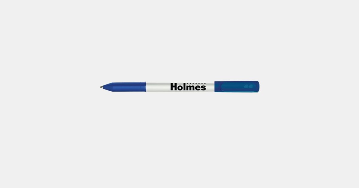 Custom Paper Mate(R) Write Bros Stick Pen White Barrel Black Ink with ...