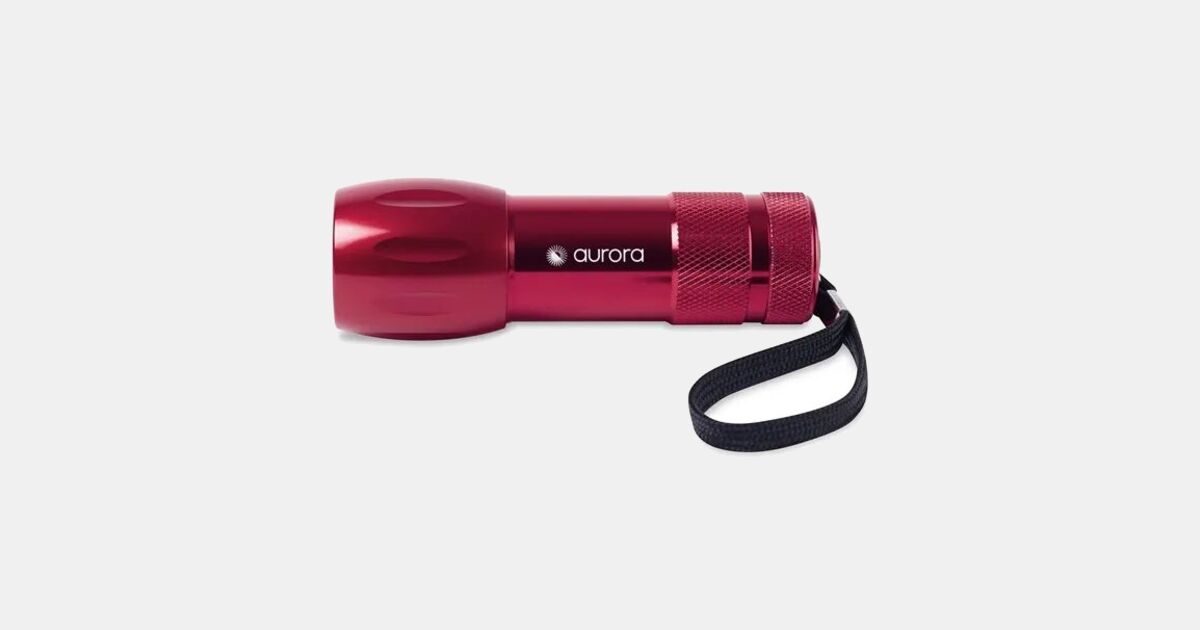 Laser Engraved Mini LED Aluminum Flashlight with your logo ...