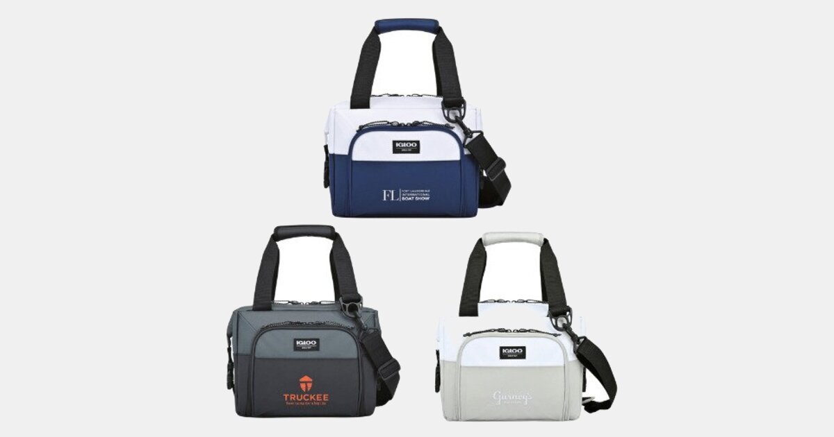 Custom Imprinted Igloo(R) Seadrift(TM) Snap Down 12 Can Cooler with ...