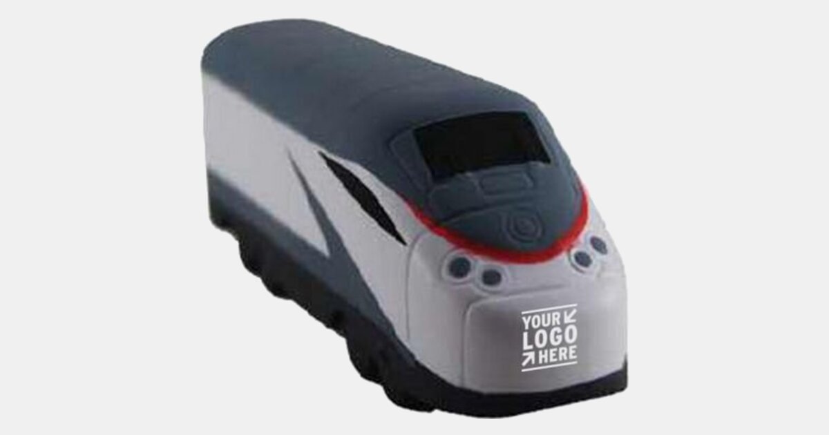 Custom Printed Train Shaped Stress Reliever with your logo ...