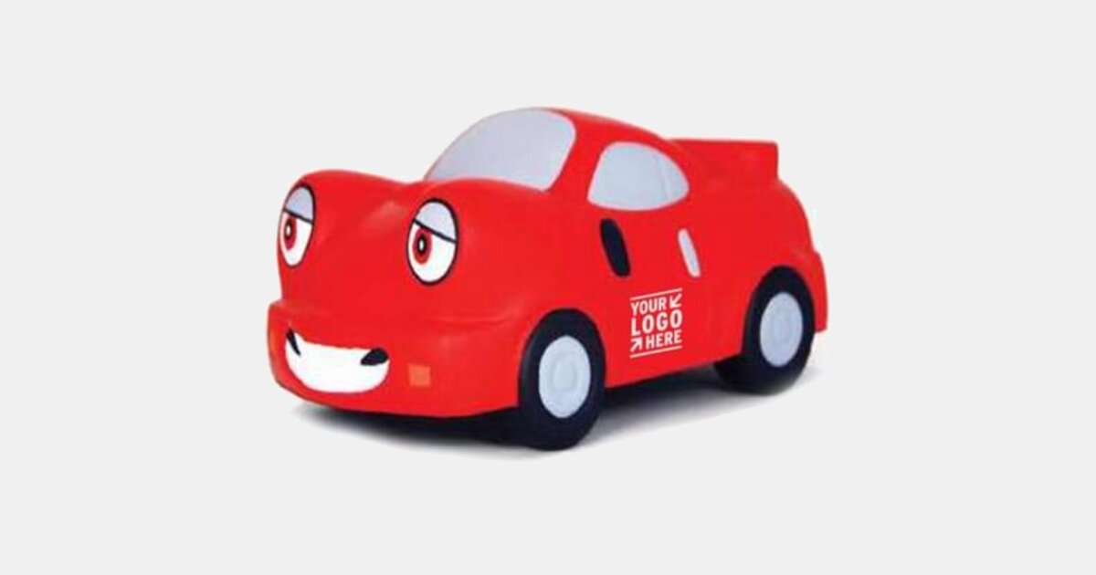 Custom Printed Happy Face Car Stress Reliever with your logo ...