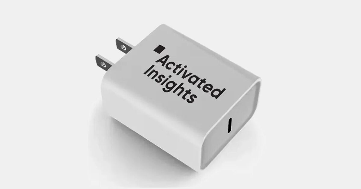 Custom Printed 1 Port UL Type C Fast Charging Wall Charger with your ...