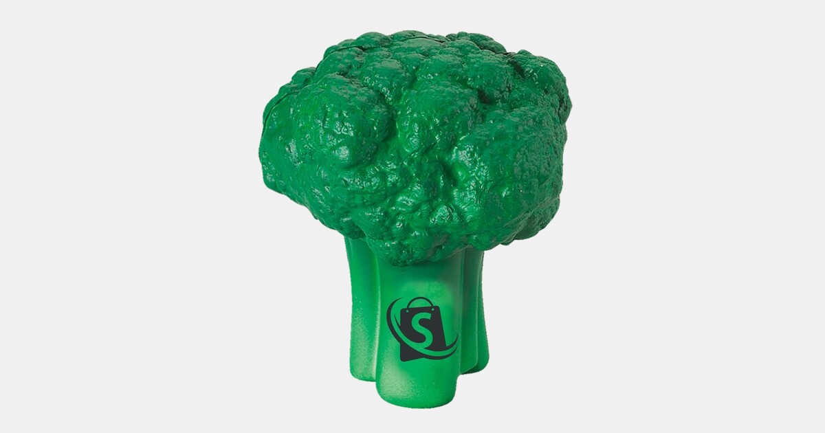 Custom Printed Broccoli Shape Stress Reliever with your logo ...