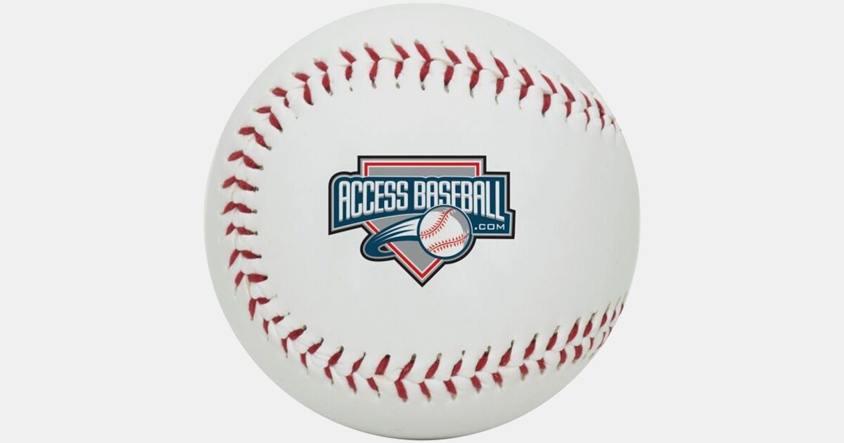 Custom Printed Playable Baseball with your logo | MiniThrowBalls.com