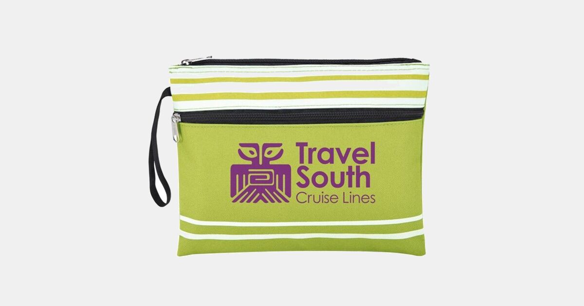 Custom Printed Bimini Wet Swimsuit Bag with your logo | MiniThrowBalls.com