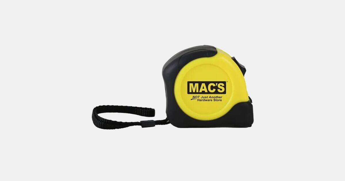 Custom Printed Tape Measure 16' with your logo | MiniThrowBalls.com