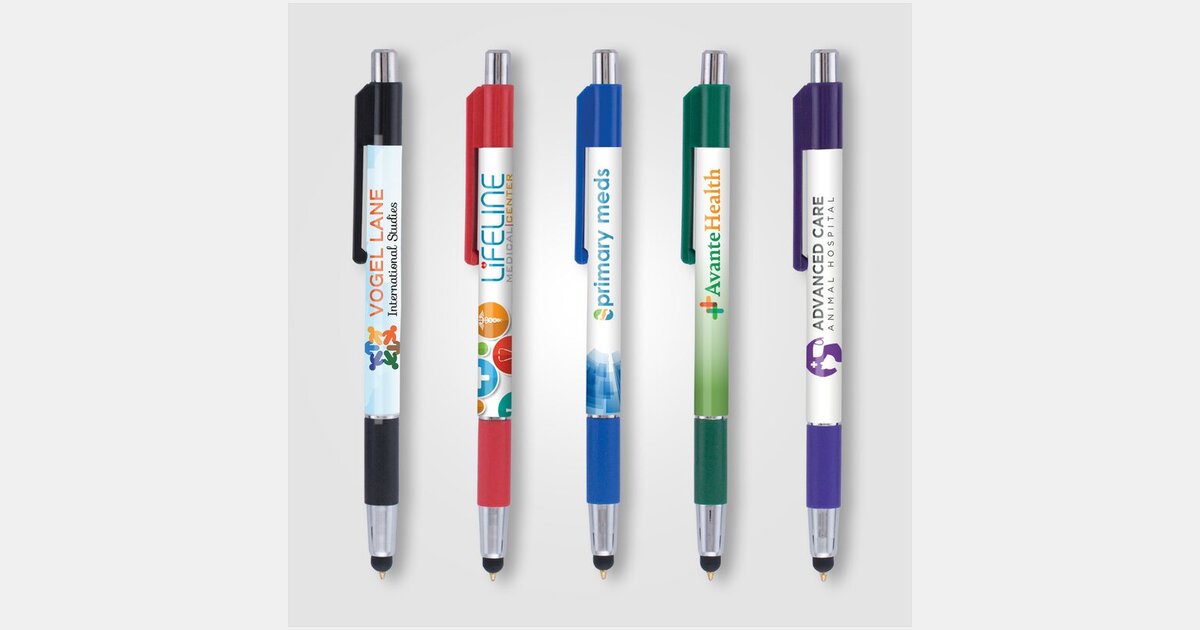 Custom Imprinted Colorama Stylus (Weighted) with your logo ...