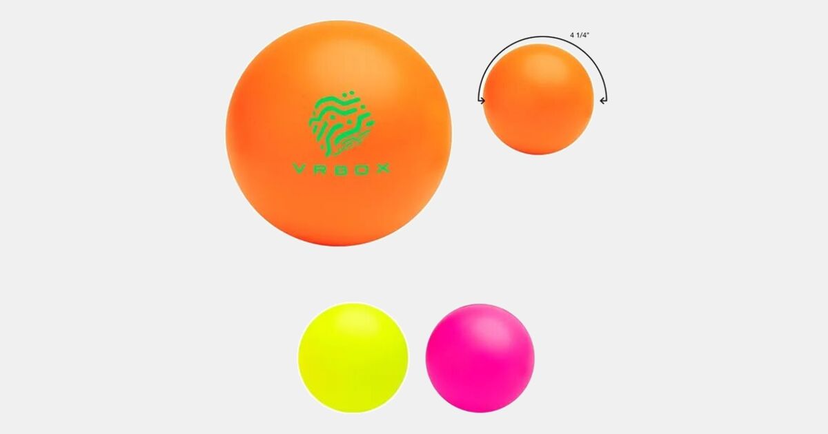 Custom Printed Neon Stress Ball Reliever with your logo ...