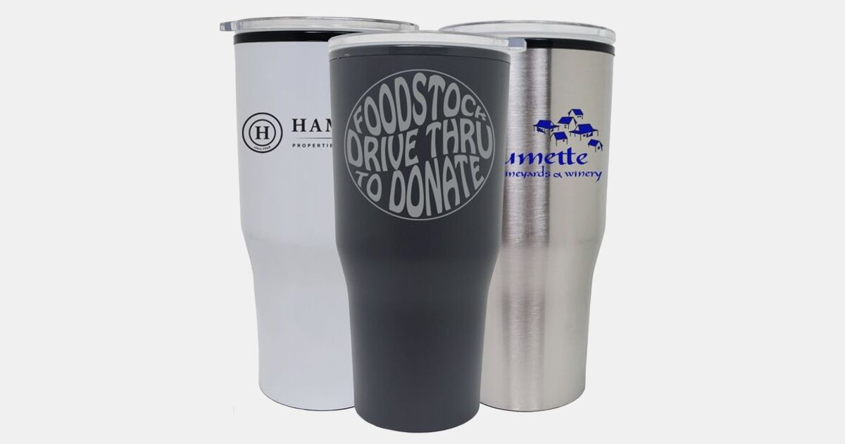 Custom Printed Stainless Steel Light Vacuum Tumbler 30 Oz with your ...