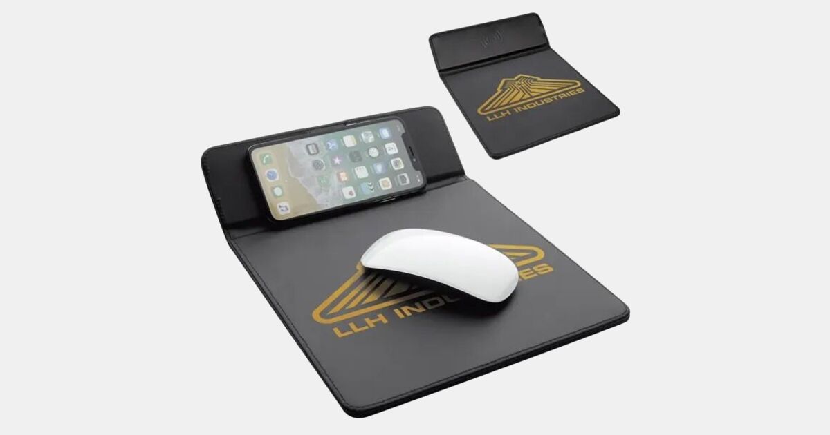 Custom Imprinted Wireless Charging Mouse Pad with your logo ...