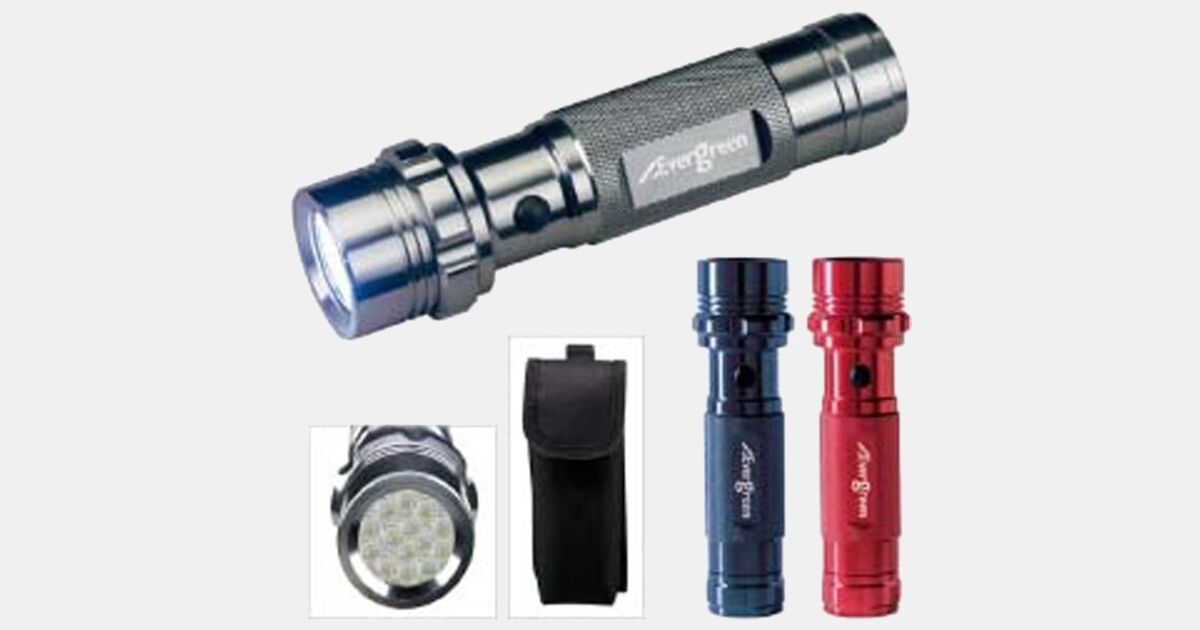 Custom Imprinted Aluminum LED Flashlight with your logo ...