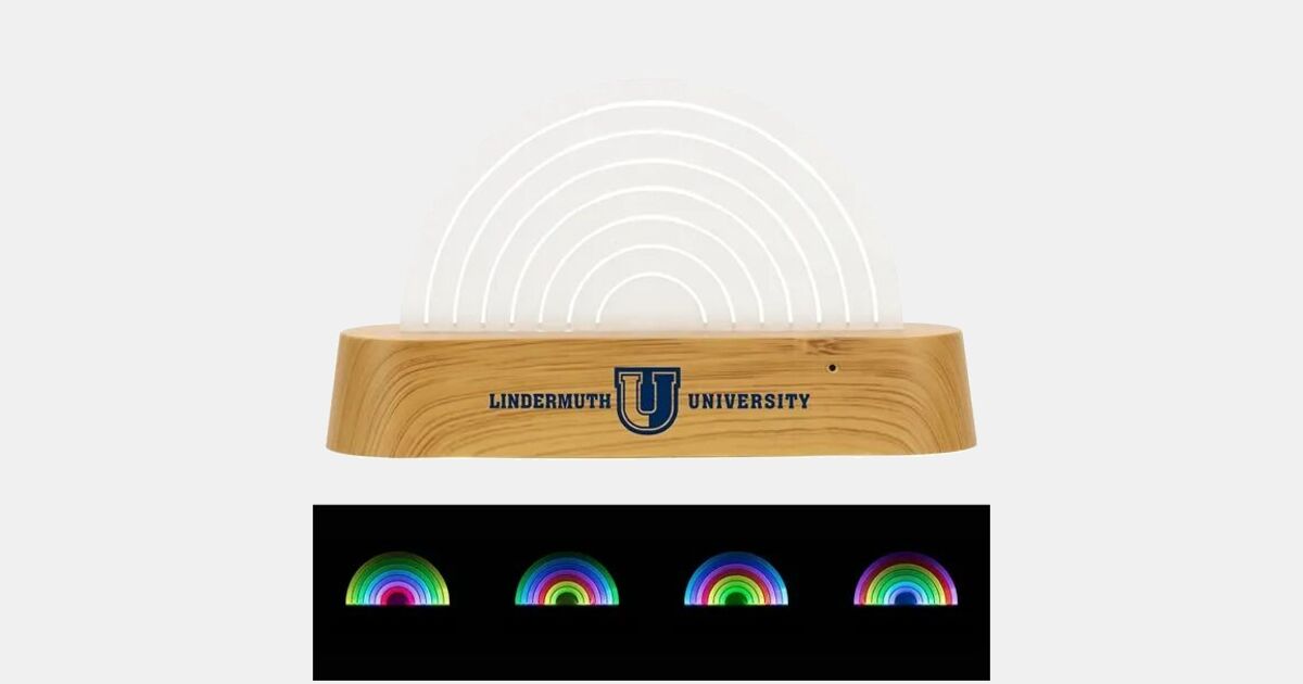 Custom Printed Rainbow Sound-Reactive LED Ambient Light with your logo ...
