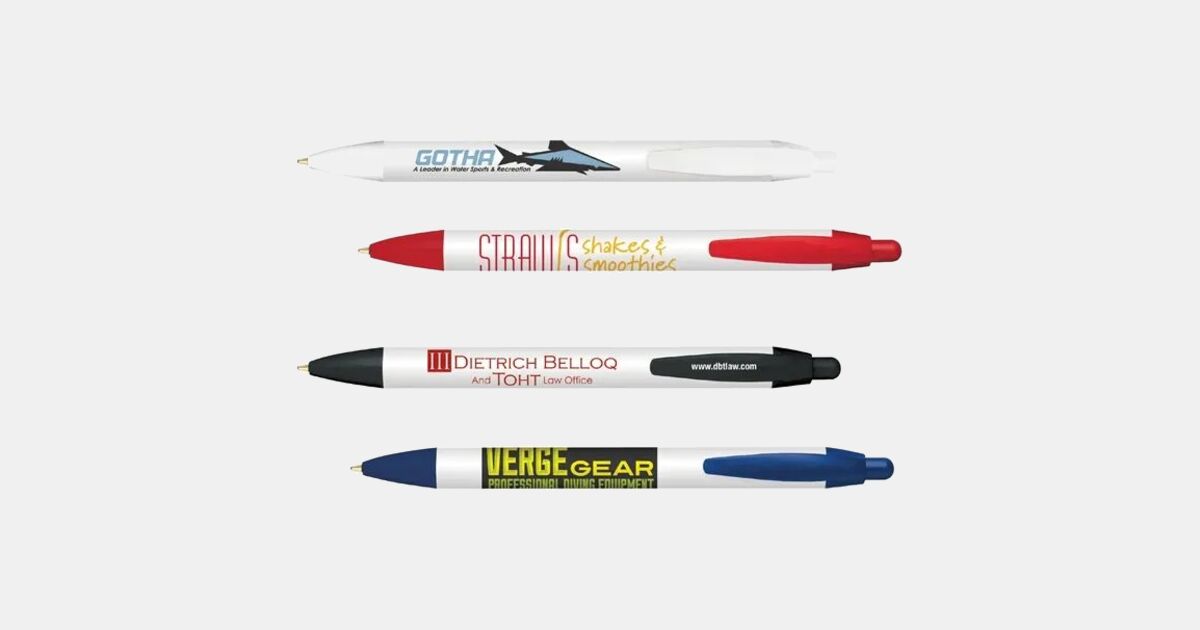 Custom Imprinted WideBody(R) Value Pen with your logo | MiniThrowBalls.com