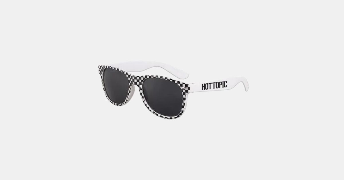 Custom Printed Iconic Checkered Sunglasses with your logo ...