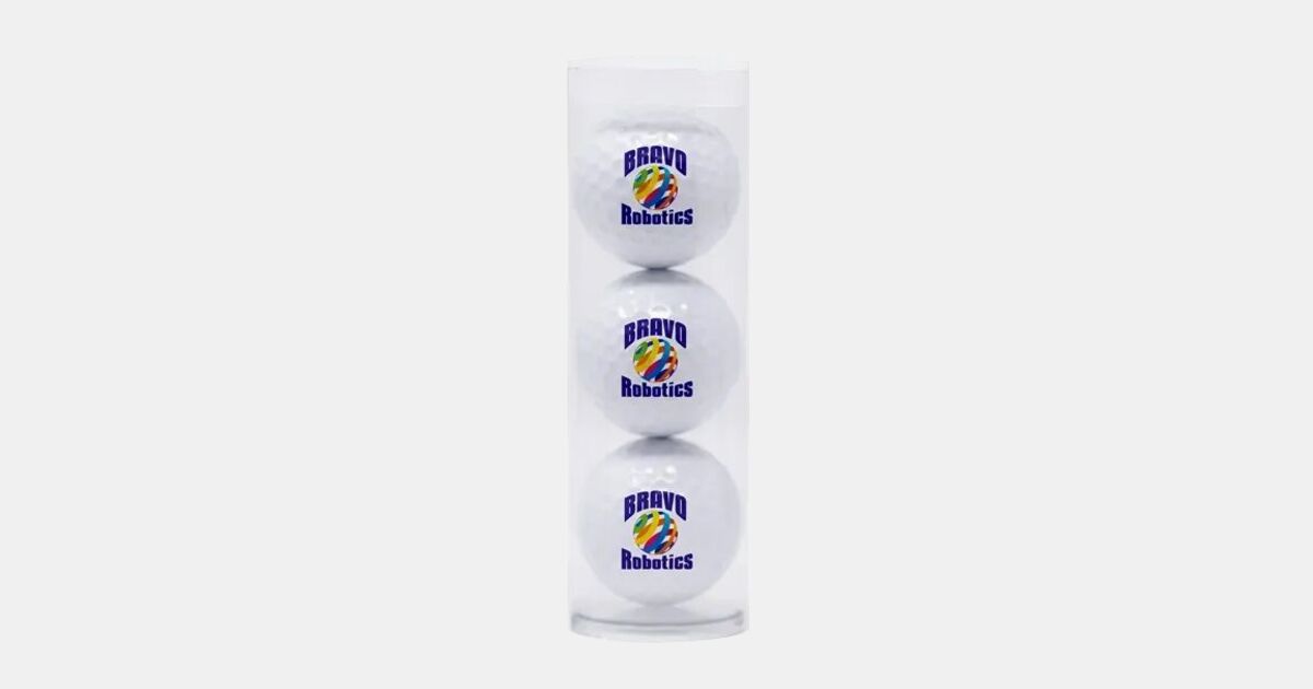Custom Printed 3 Ball Par Pack with your logo | MiniThrowBalls.com