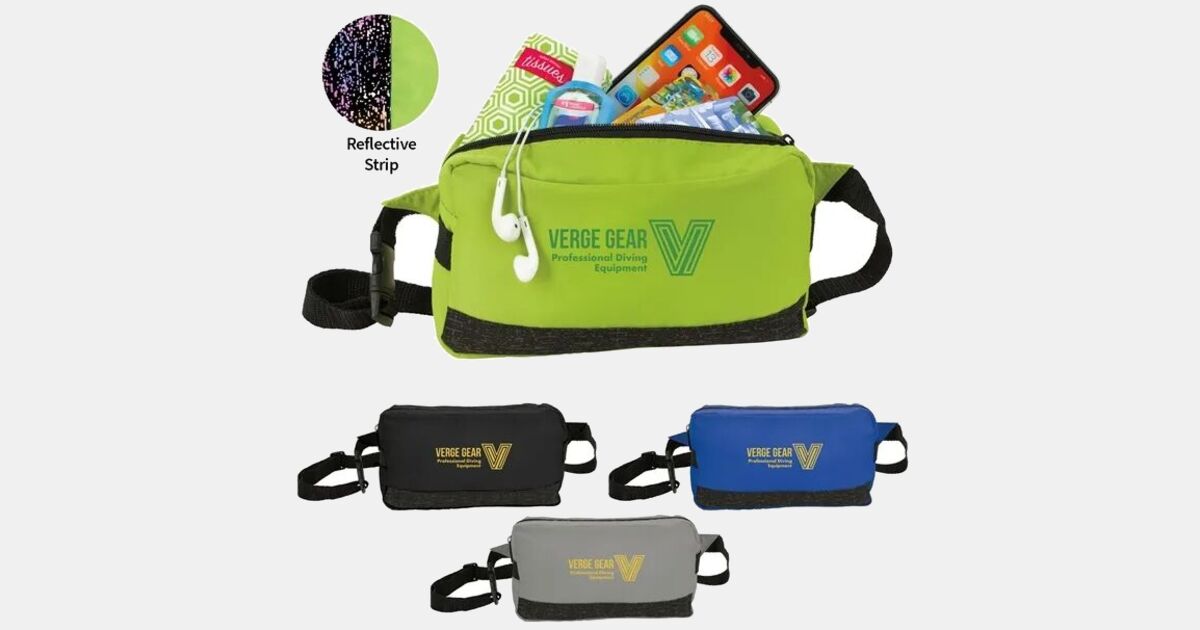 Custom Printed Reflective Splash Fanny Pack with your logo ...