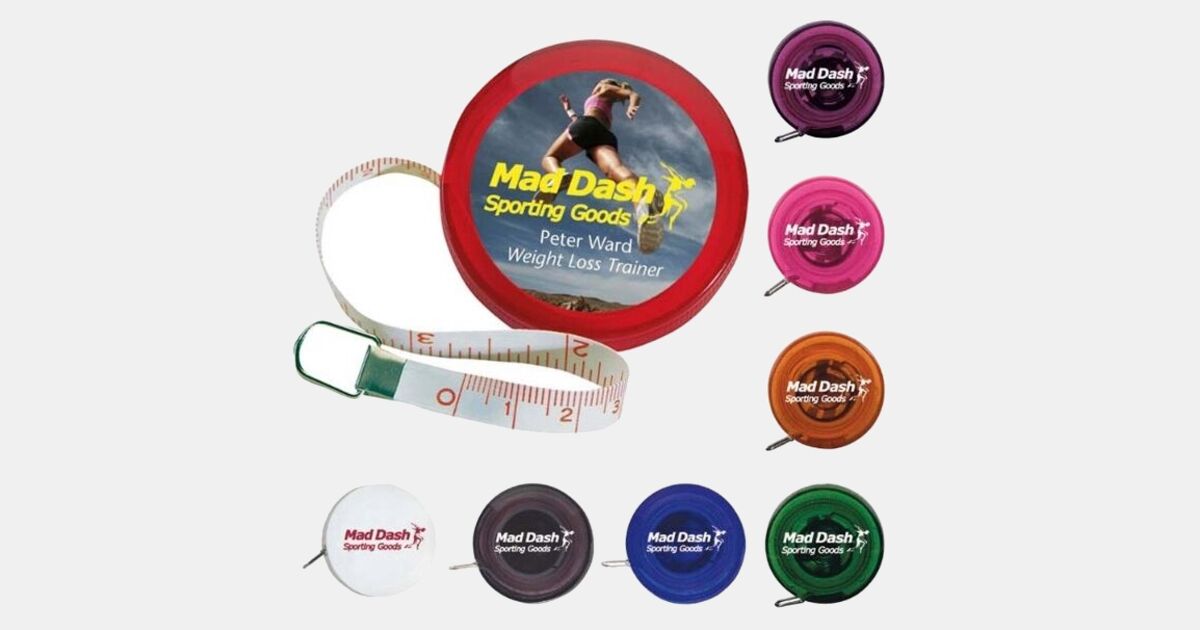 Custom Printed 5' Mini Round Tape Measure with your logo ...