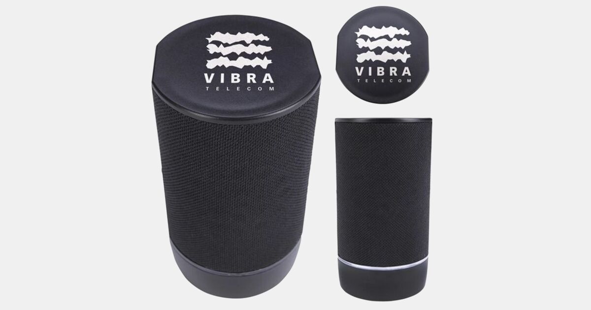 Custom Printed Pillar Light-Up Bluetooth(R) Speaker with your logo ...