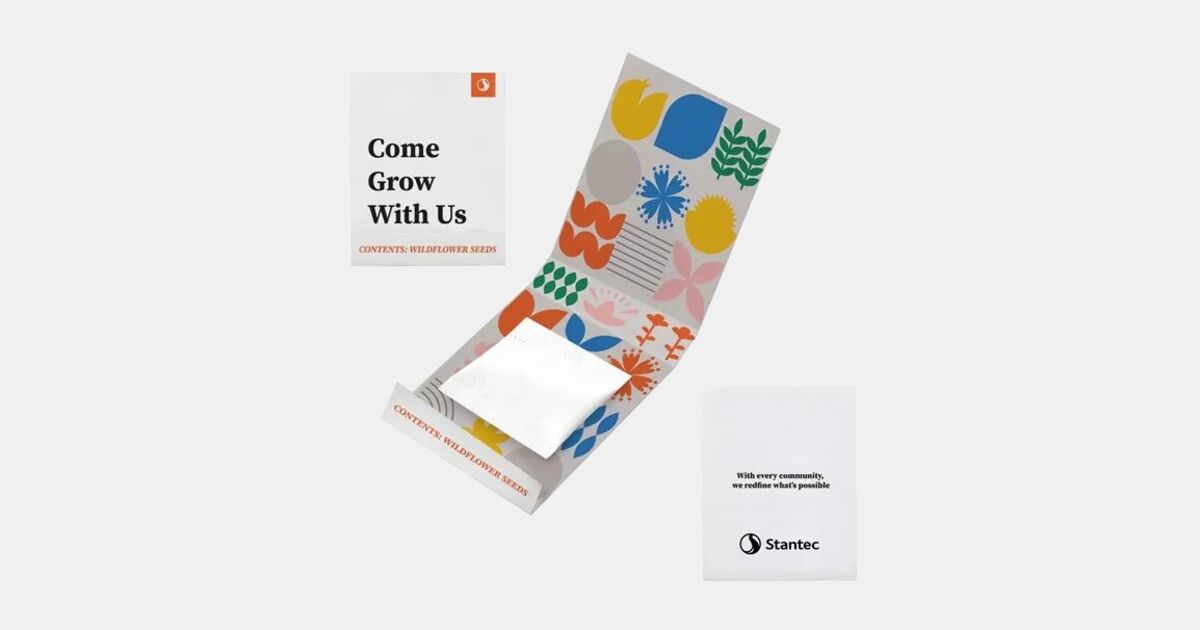 Custom Printed Custom Seed Matchbooks with your logo | MiniThrowBalls.com