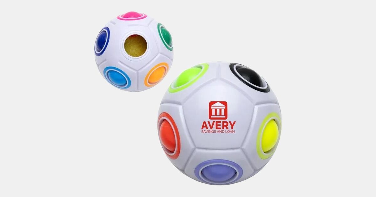 Custom Printed Push Pop Stress Puzzle Ball with your logo ...