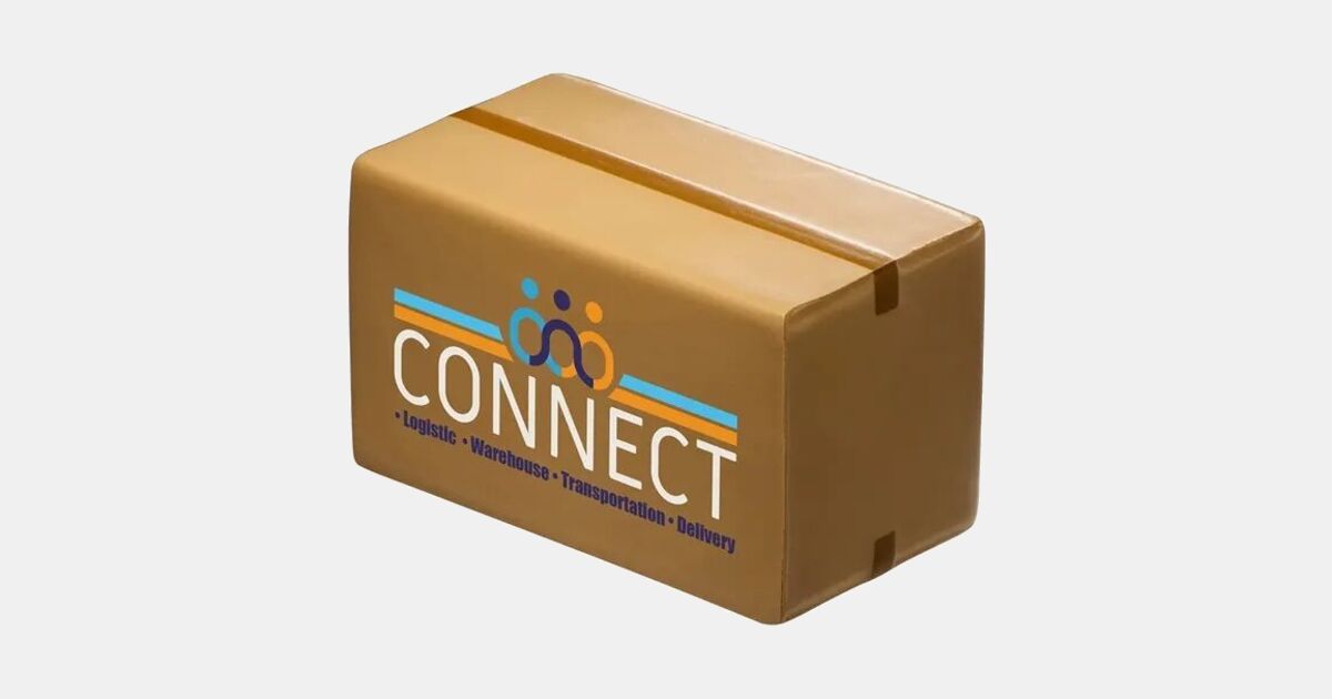 Custom Printed Shipping Box Stress Reliever with your logo ...