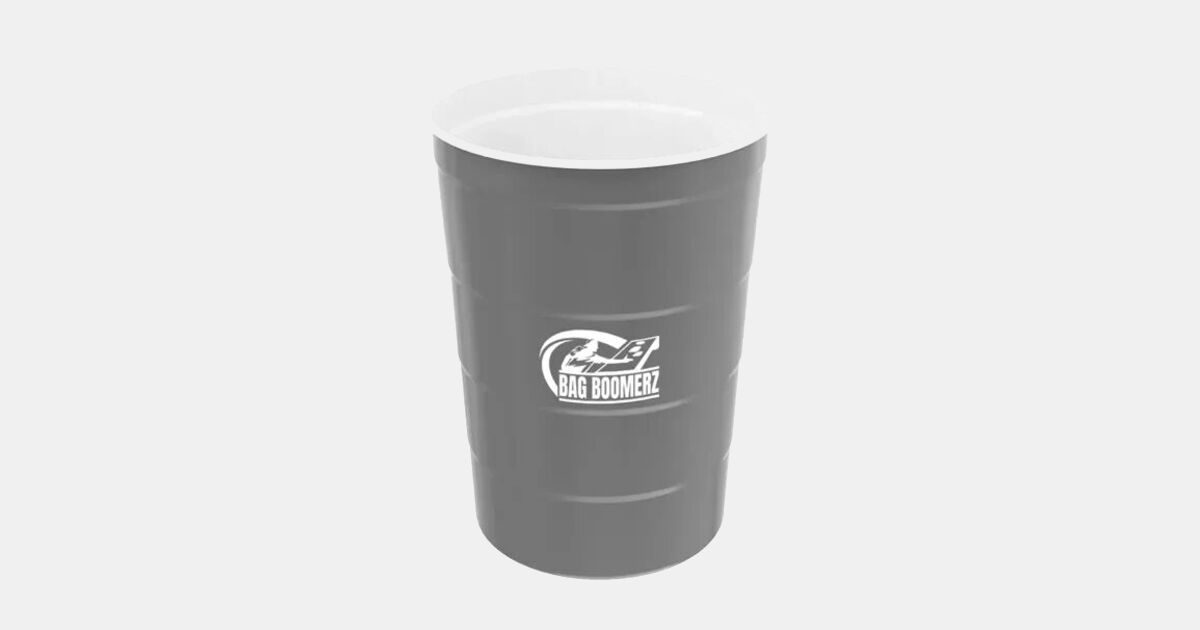 Custom Printed Steel Chill-Cup(TM) with your logo | MiniThrowBalls.com