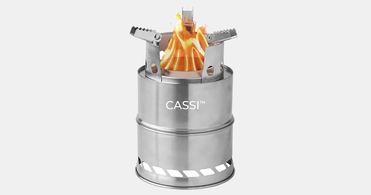 Laser Engraved Portable Somkeless Outdoor Camping Stove with your logo ...