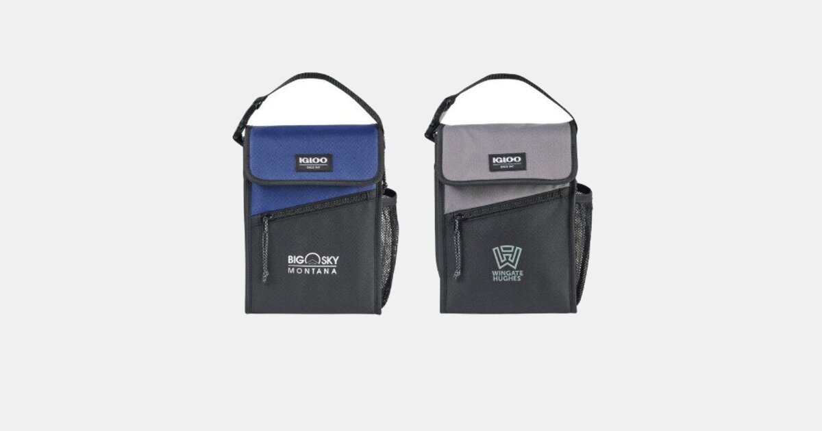 Custom Imprinted Igloo(R) Avalanche Lunch Cooler with your logo | MiniThrowBalls.com