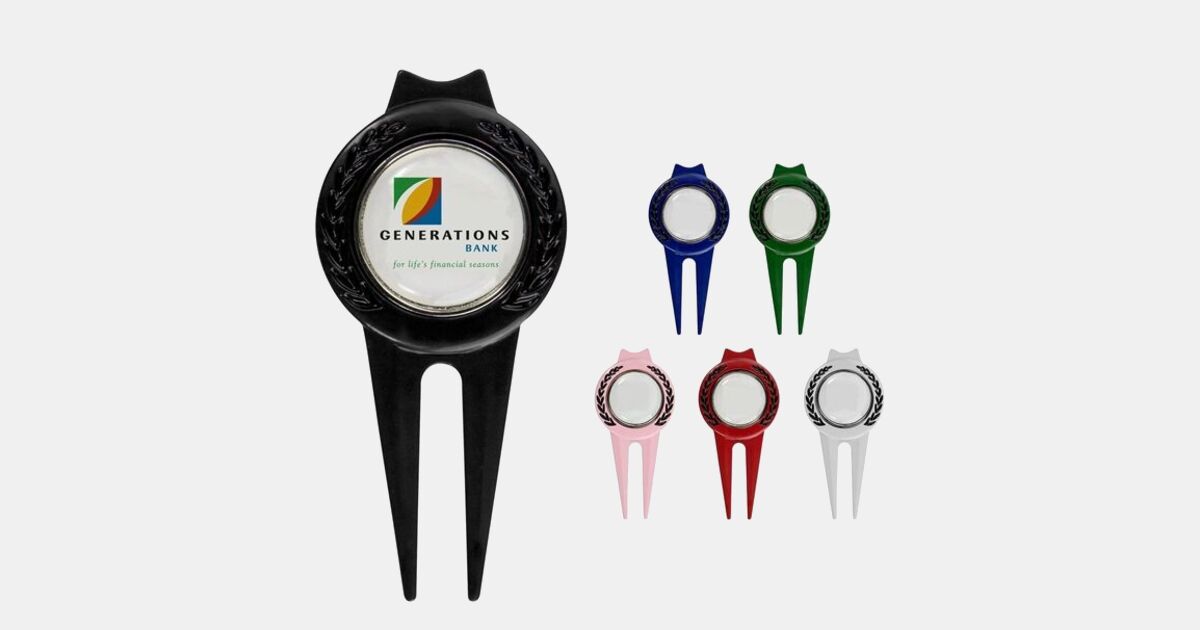 Custom Printed Tour Divot Tool with Magnetic Marker with your logo ...