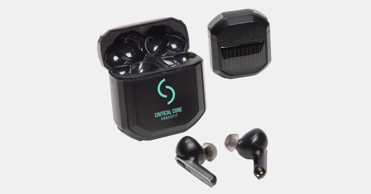 Marketing Allegro Tws Earbuds With Solar Powered Charging Case with ...